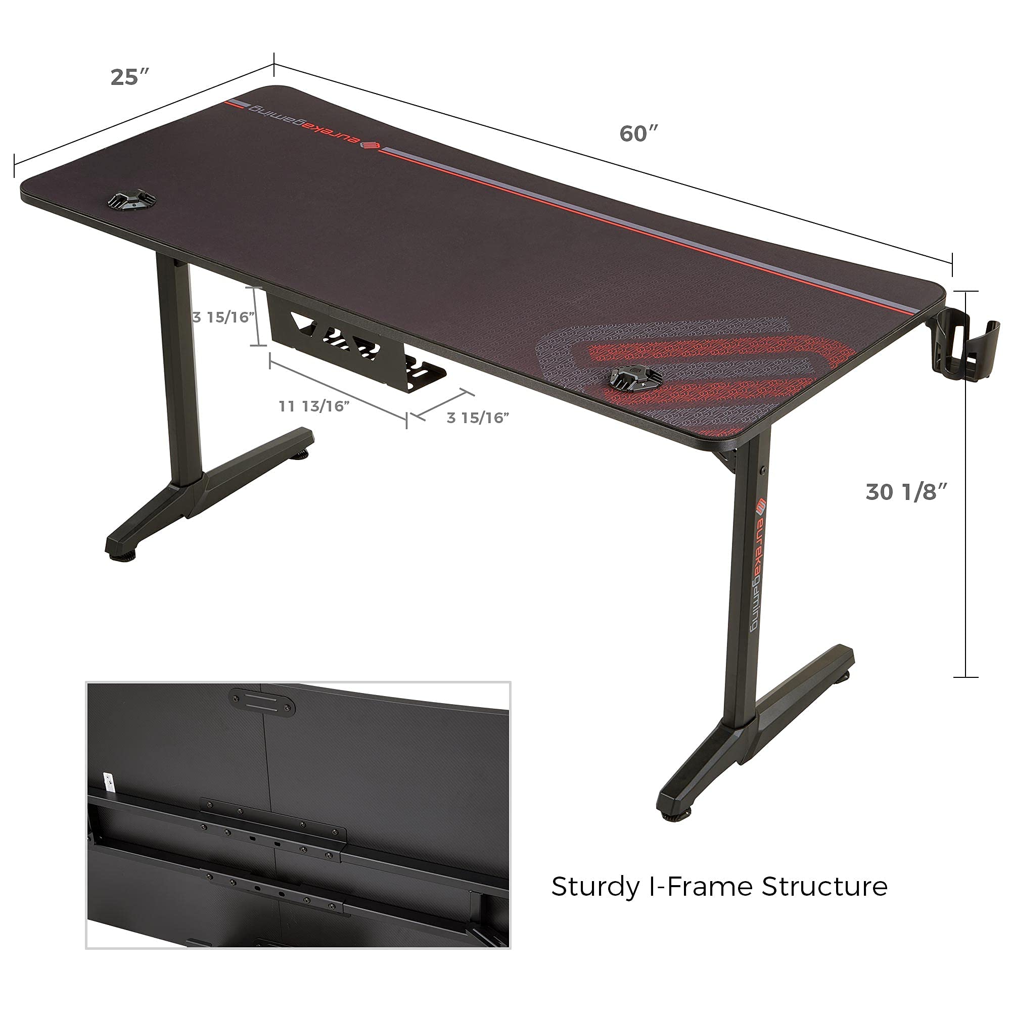 EUREKA ERGONOMIC Gaming Desk...B08731M3VX | Encarguelo.com