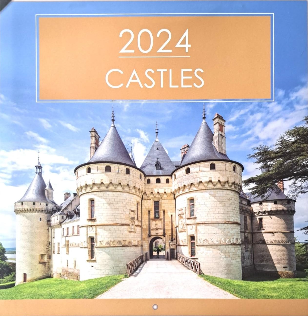 2024 Castles Square Wall Calendar Historic Landmarks Buildings British ...