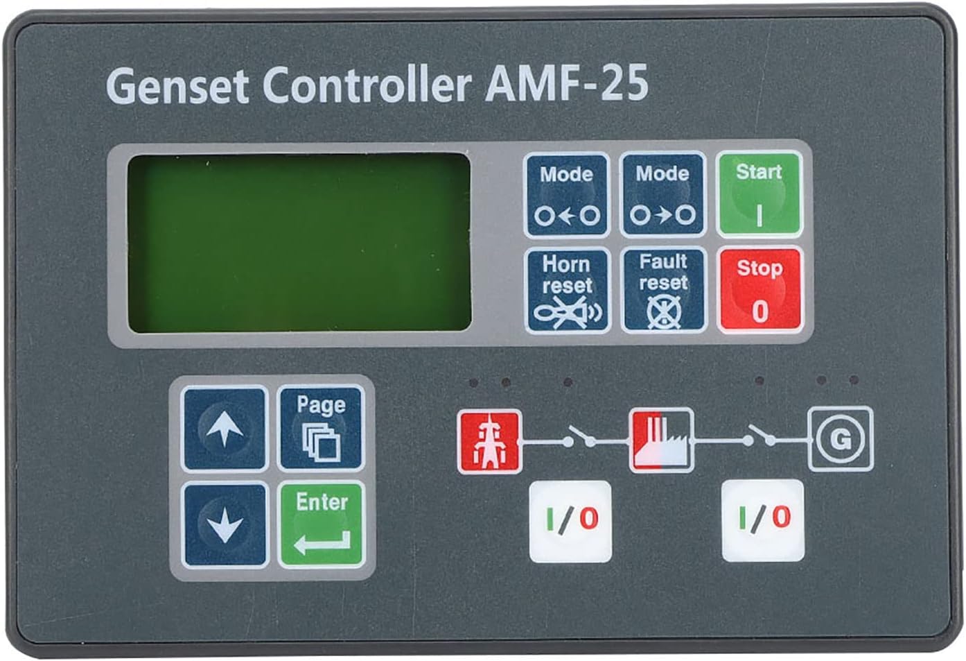 Amazon.com: Genset Controller, Generator Controller AMF 25 Generator Set Automatic Controlling ...