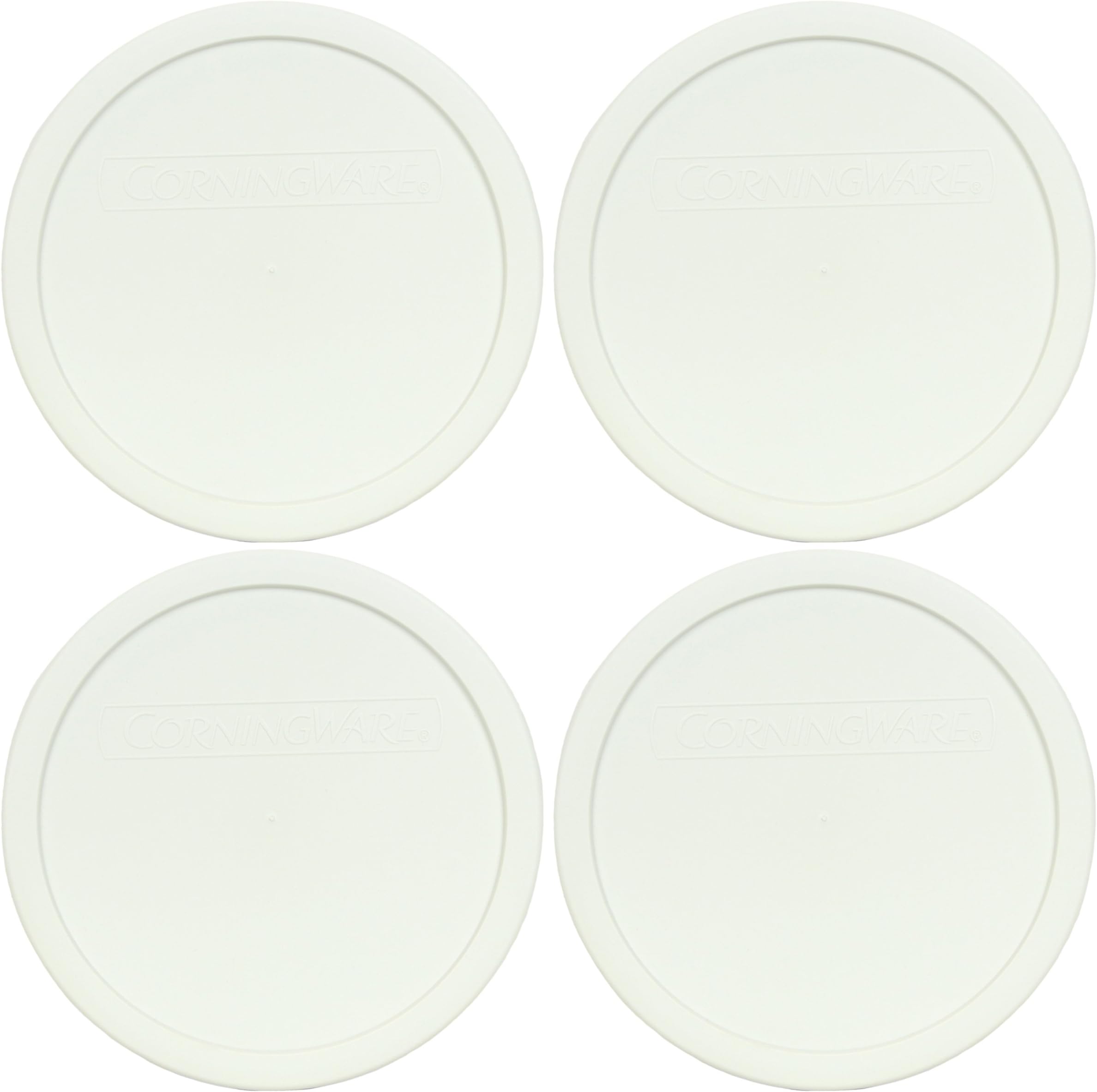 Amazon.com: CORNINGWARE French White 16-oz Round Plastic Cover: Kitchen ...