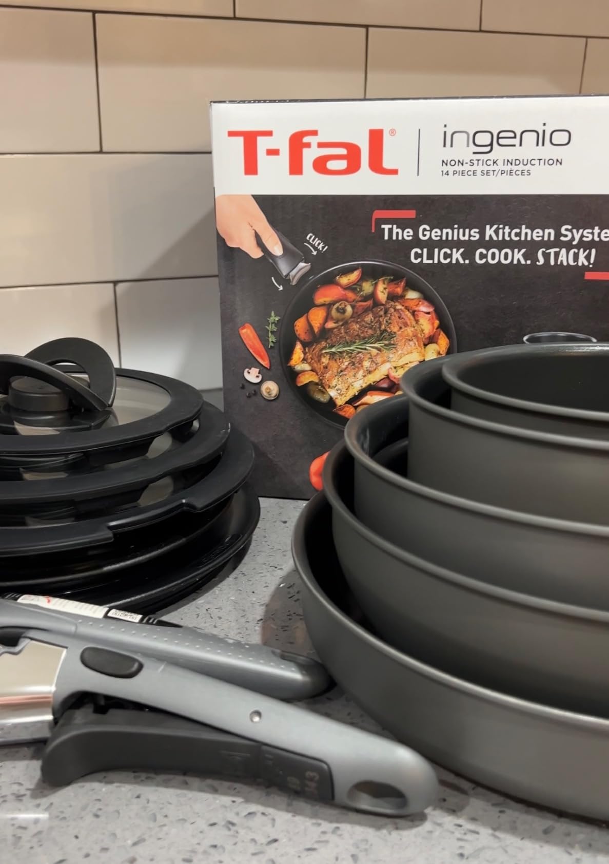 $33/mo - Finance T-fal Ingenio Nonstick Cookware Set 14 Piece Induction ...