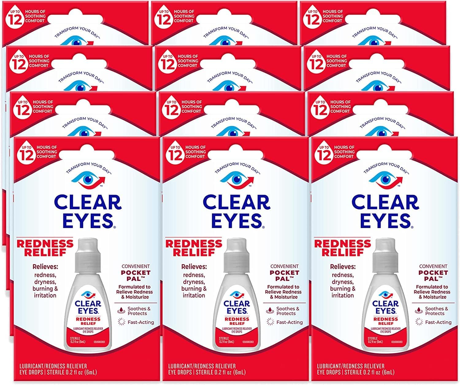 Amazon.com: Clear Eyes Redness Relief Lubricant Redness Relief Eye ...