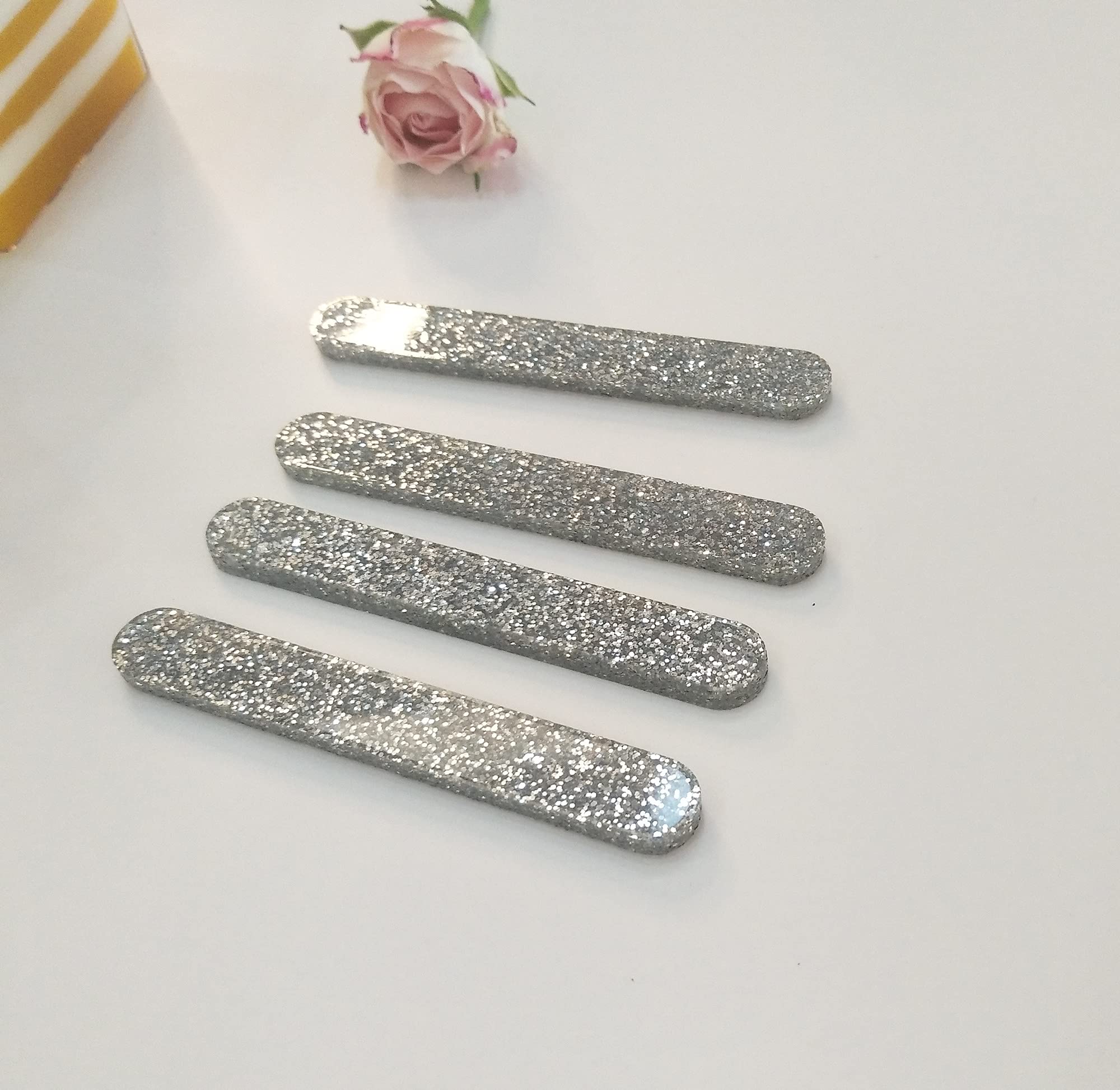 Snapklik.com : 30pcs Reusable Acrylic Cakesicle Popsicle Sticks, Mini ...