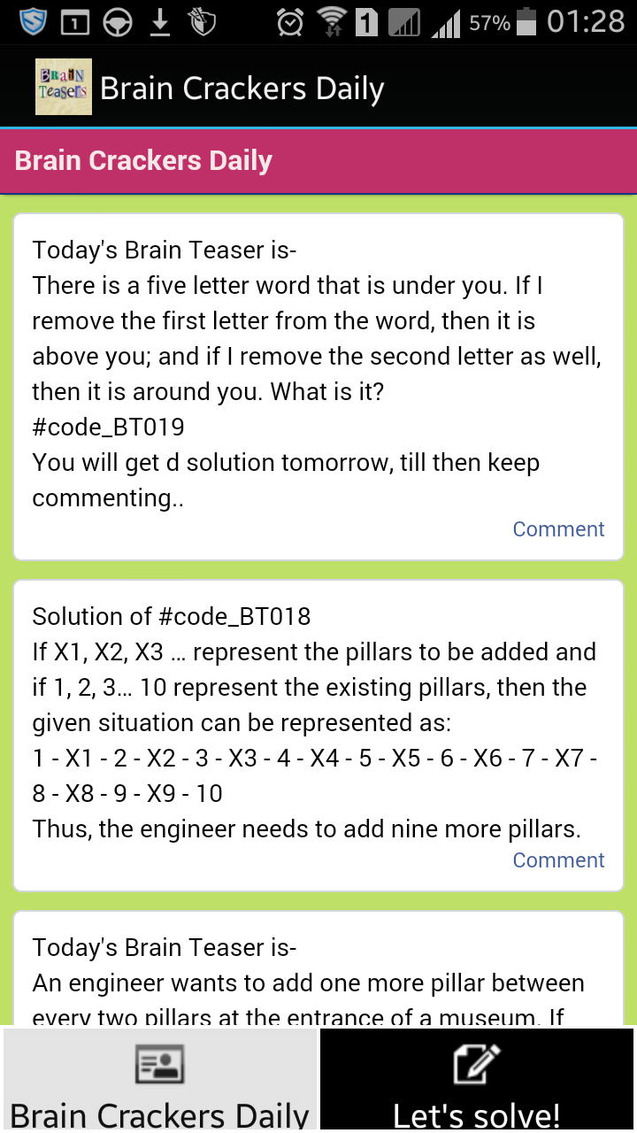 Brain Crackers Daily - App on the Amazon Appstore