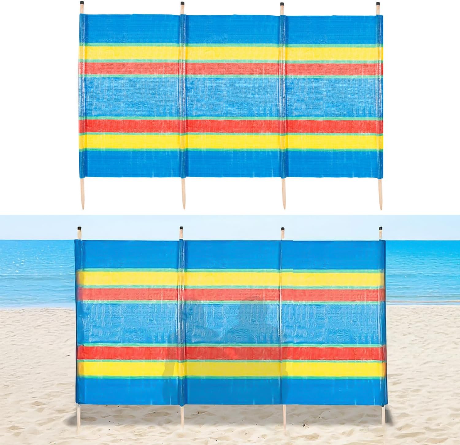 Garden Mile Heavy Duty Multicolour Garden Windbreaker - Windbreaker for ...