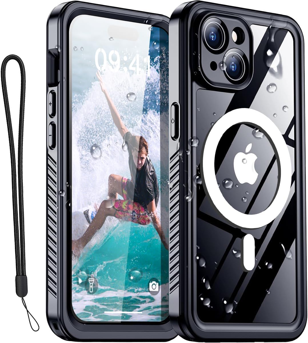 Amazon.com: WIFORT for iPhone 13 Case Waterproof - Metal Full Body ...