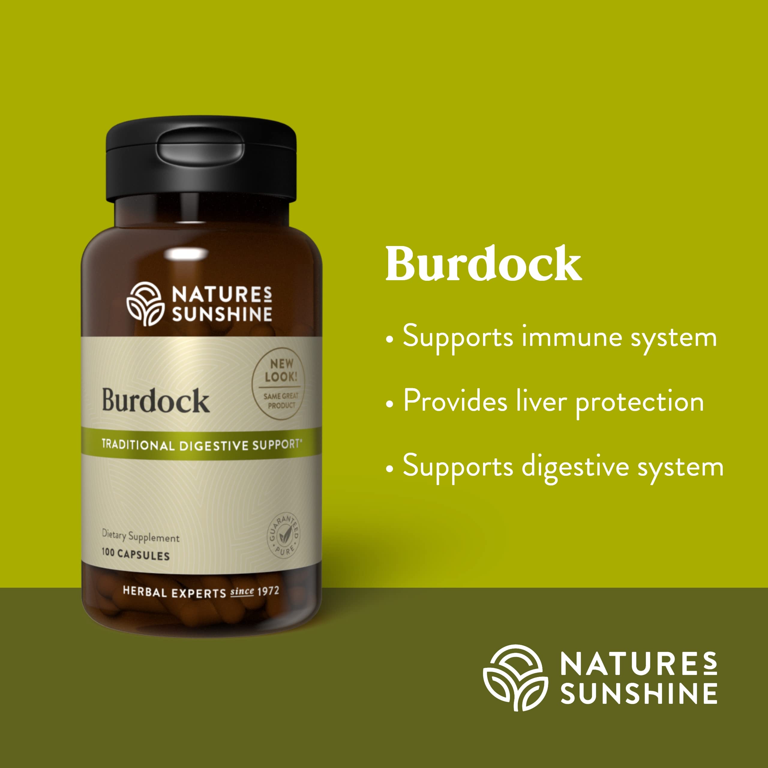 Nature's Sunshine Burdock, 100 cápsulas, mejora tus si...B005JK5XOO | Encarguelo.com