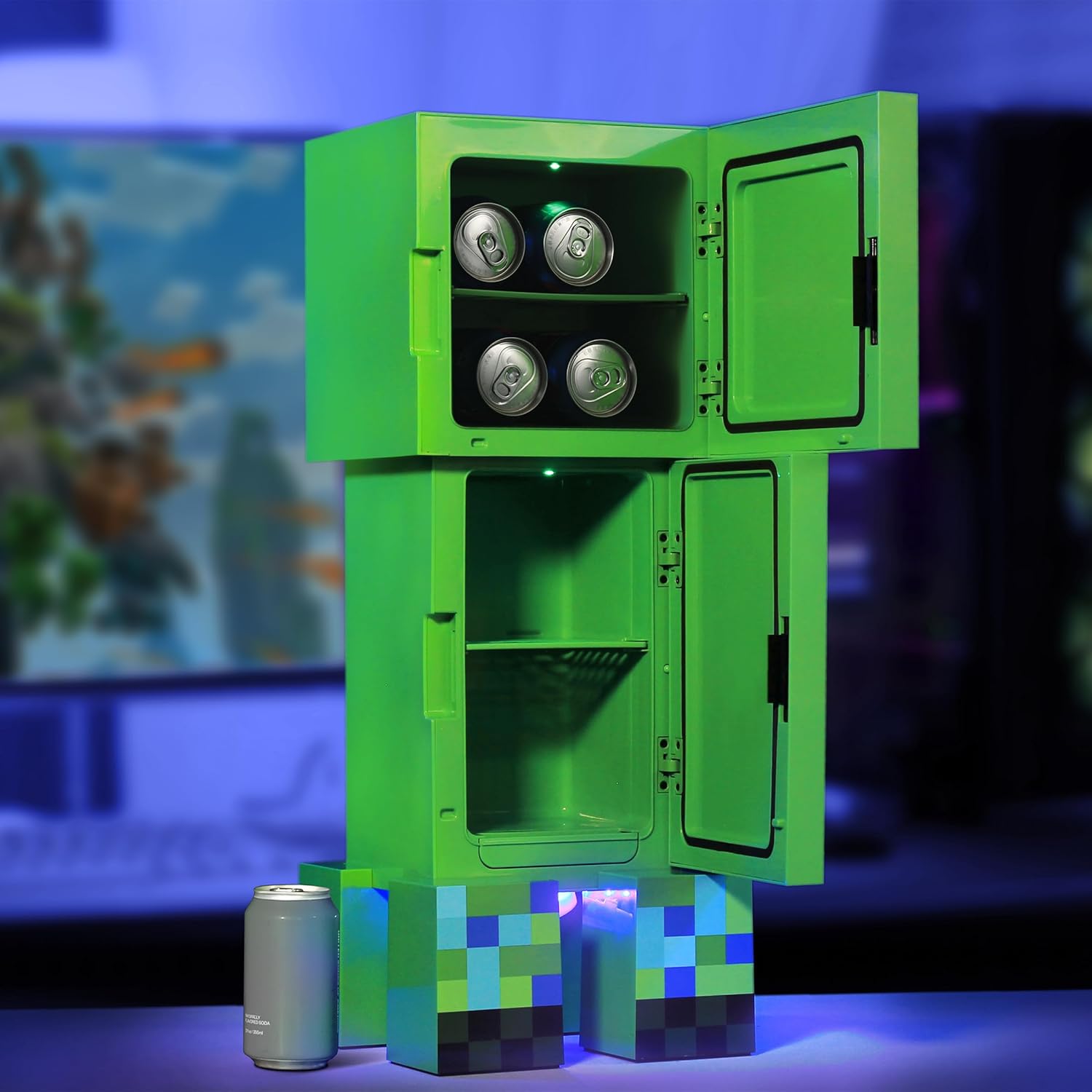 Minikoelkast - Minecraft Creeper Cooler - Stil - 8 L Capaciteit ...
