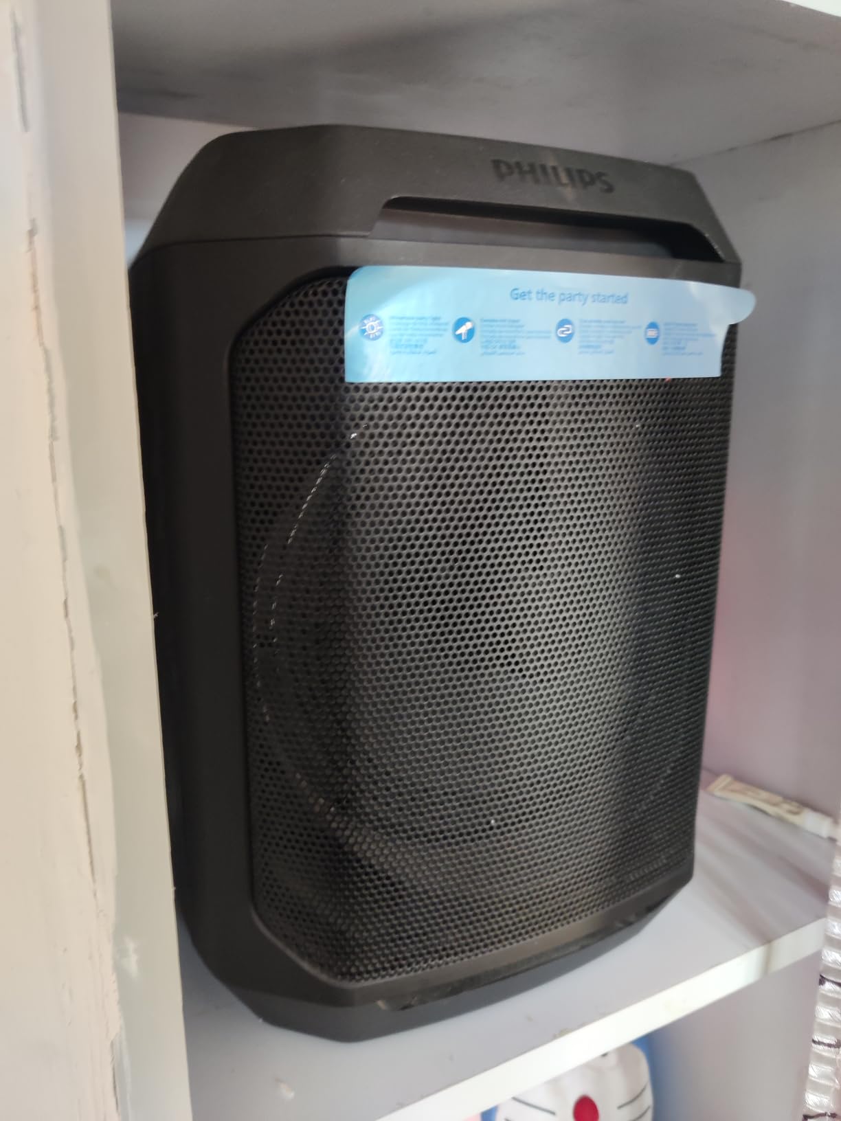 Philips TAX2208 Bluetooth Party Speaker with Free Wired Mic, 8 Speaker ...