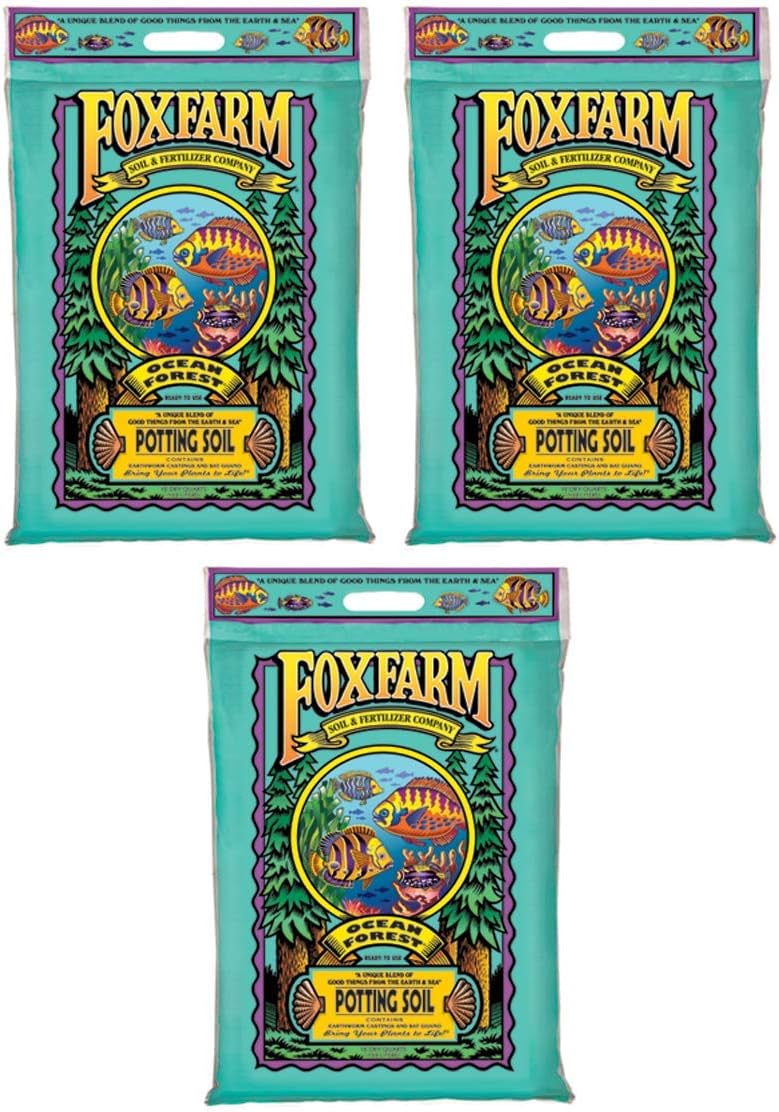 Amazon.com : FoxFarm FX14082 Happy Frog Soil Potting Soil Bag, 12 quart ...