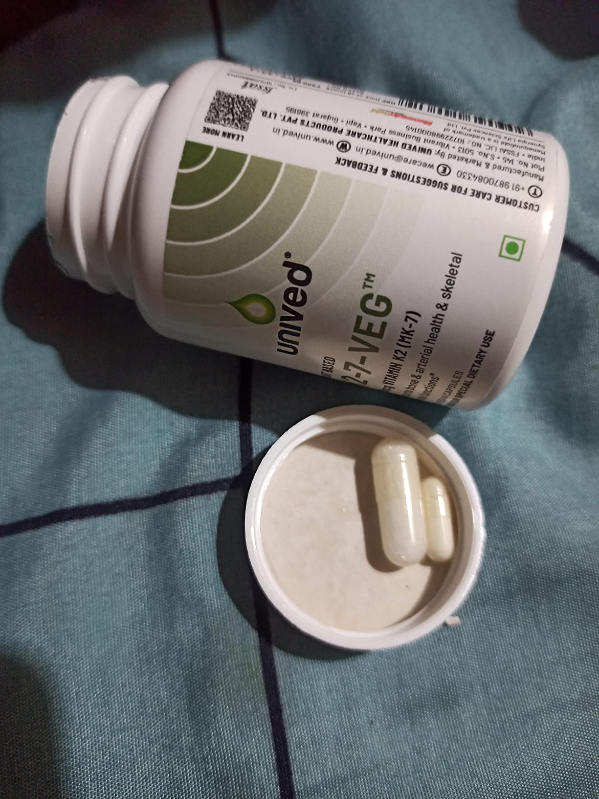 Unived Vitamin K2-7 (MenaquinGold) 55mcg, Plant-Based Vitamin MK-7, For ...