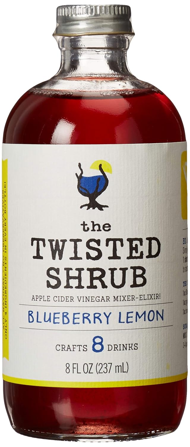 Amazon.com : The Twisted Shrub | Blueberry Lemon | Apple Cider Vinegar ...