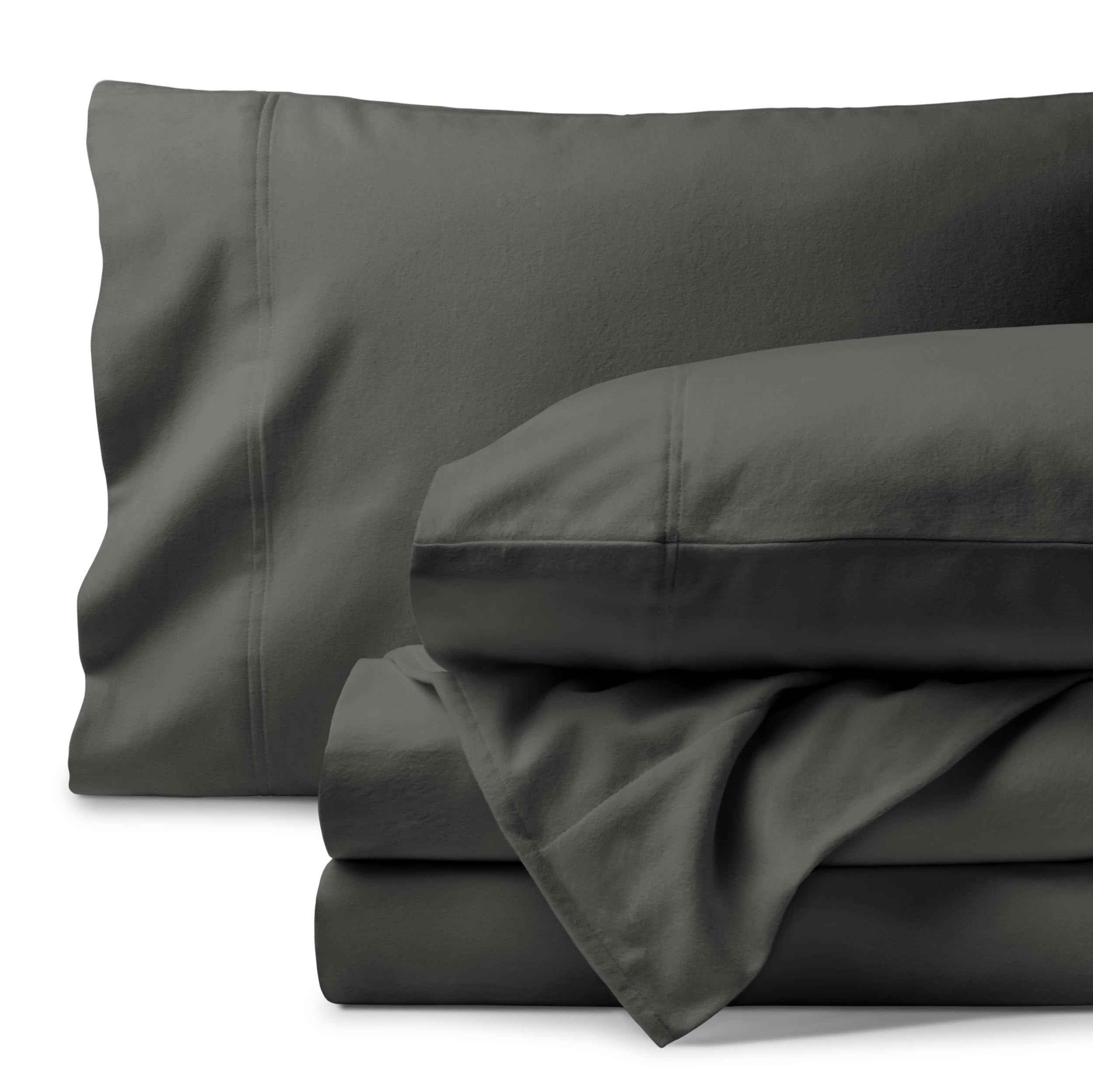 Amazon.com: Bare Home Organic Cotton Flannel Sheet Set - Full XL Size ...