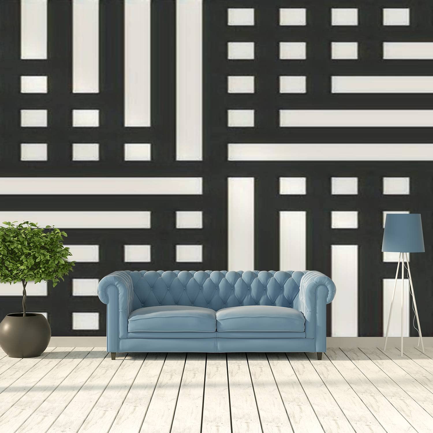Simple Geometric Designs Squares