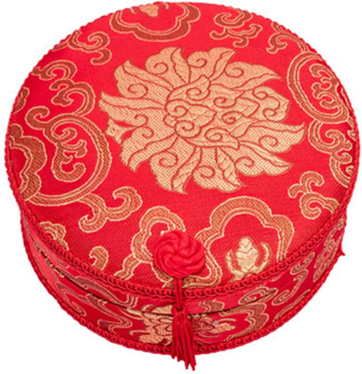 FURLOU Large Sewing Box Organizer with Accessories Sewing Red Basket ...