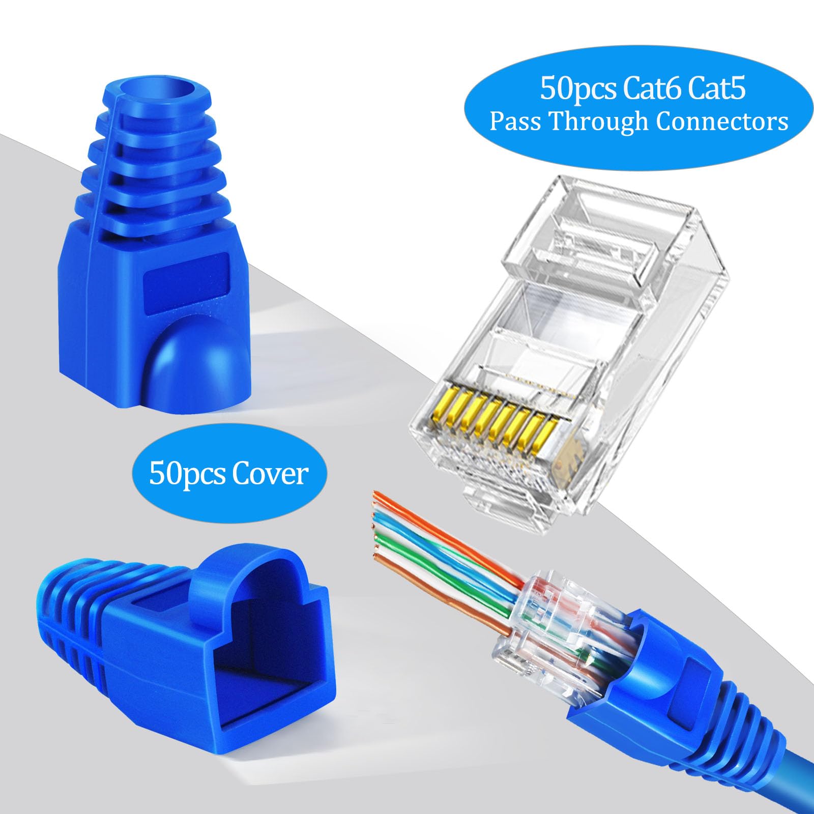Snapklik.com : PETECHTOOL RJ45 Crimp Tool Cat6 Cat5e Cat5 Ethernet ...