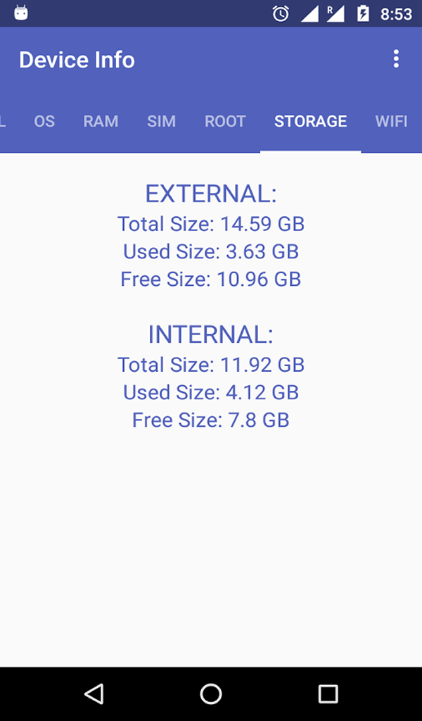 Device Info - App on Amazon Appstore