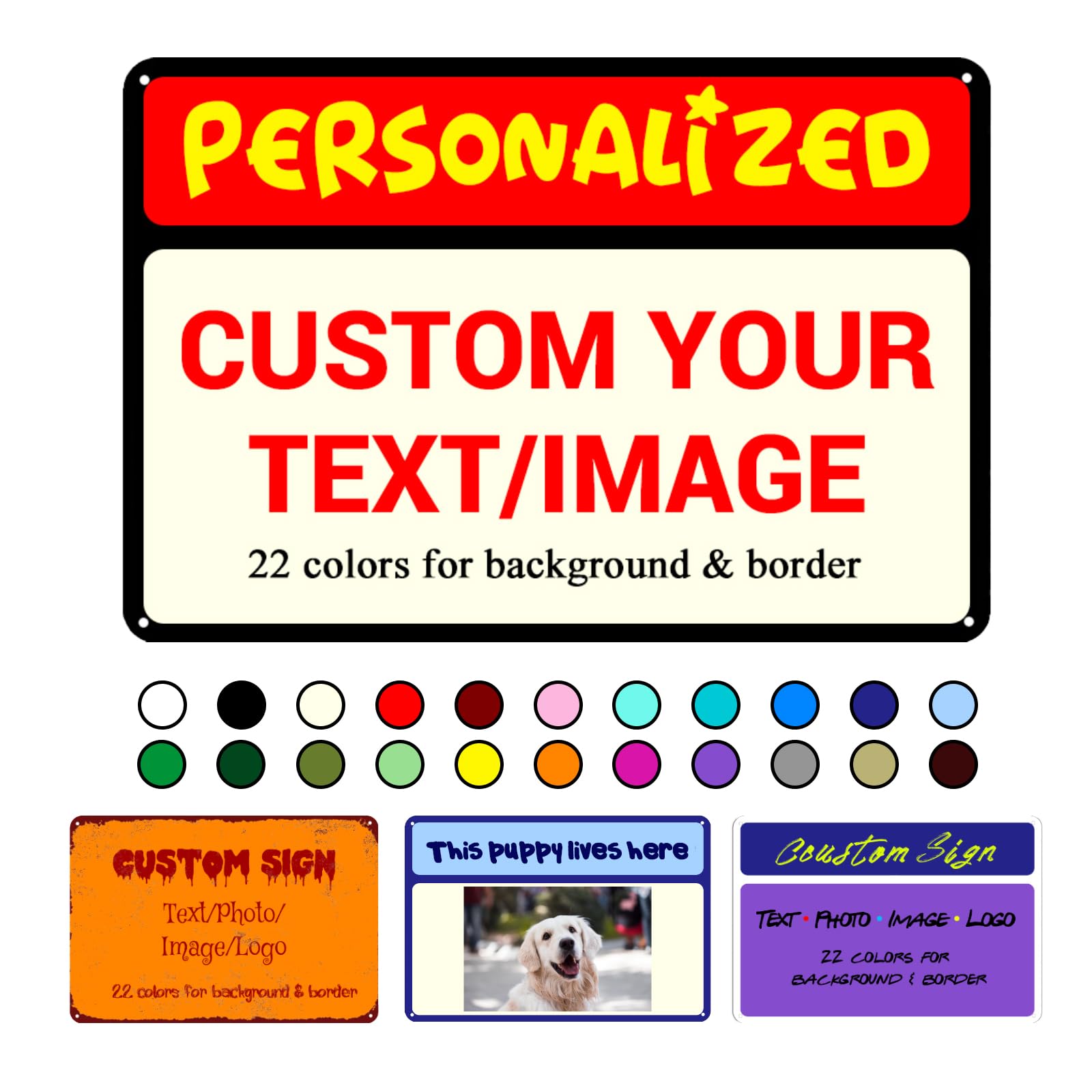 Amazon.com : Personalized Street Signs Custom Road Signs - Customized ...