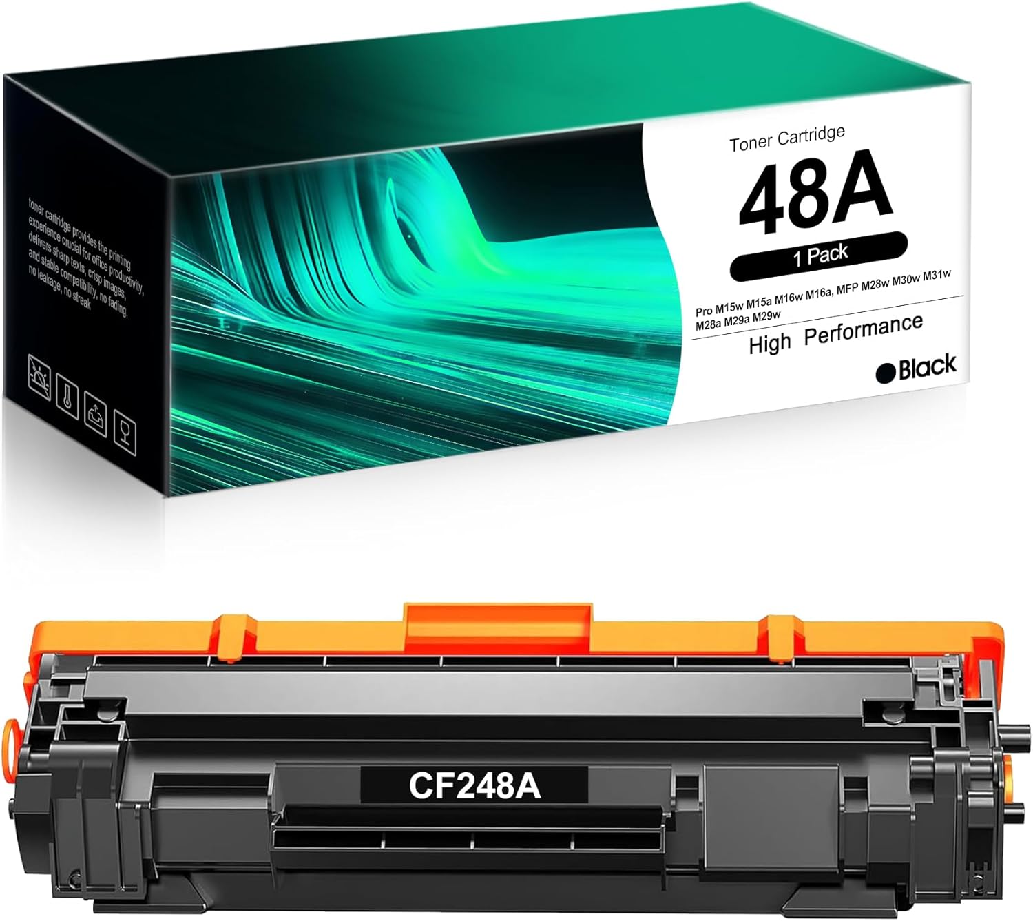 Amazon.com: Snowflake 48A Black Toner Cartridge Compatible 48A CF248A ...
