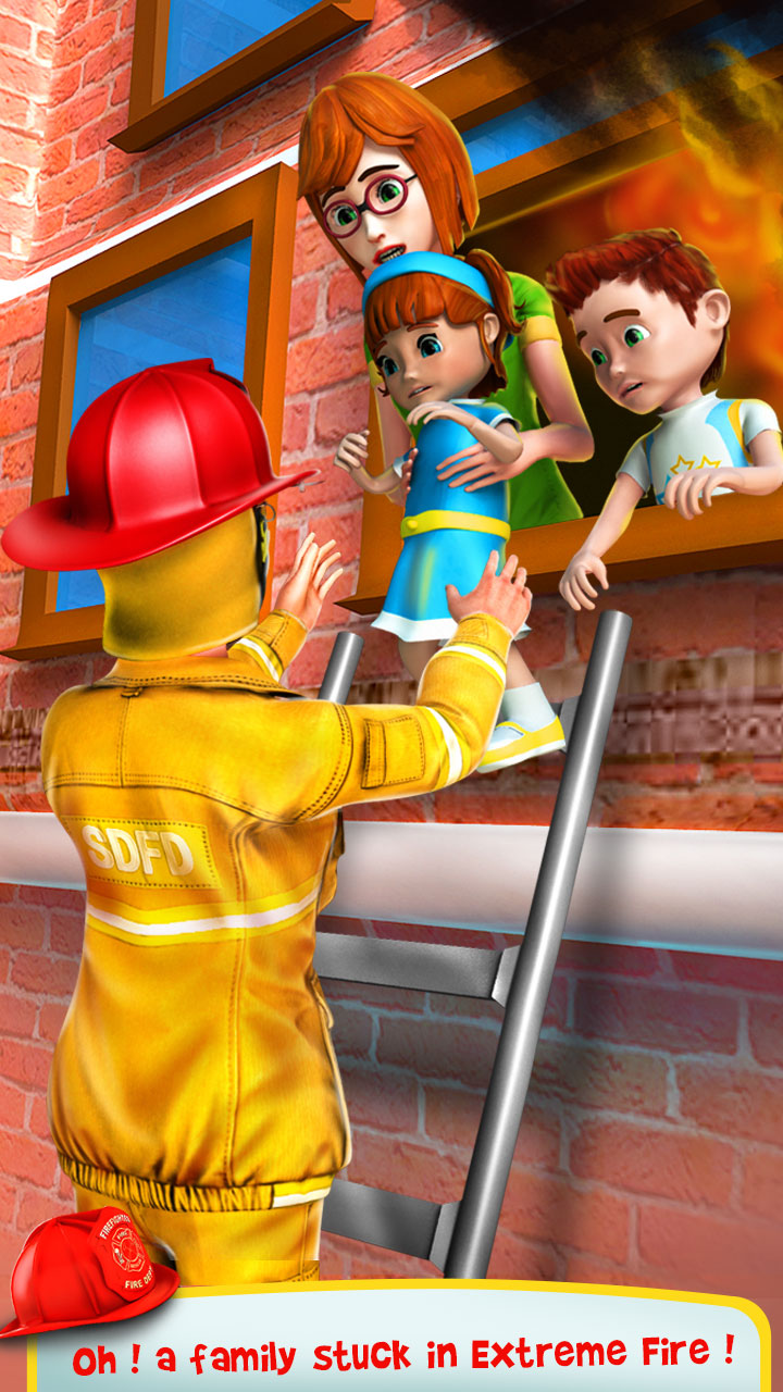 Kids FireFighter Games - Fire Truck Simulator and Fire Rescue Games ...