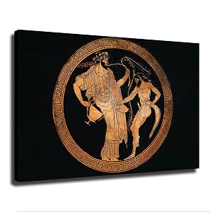 Amazon.com: WAyom Dionysus with Satyr Print - The Greek God of Wine ...