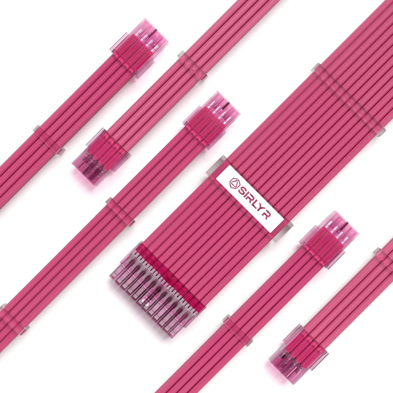 Amazon.com: Vetroo PSU Extension Cable Sleeved Customization Mod PC ...