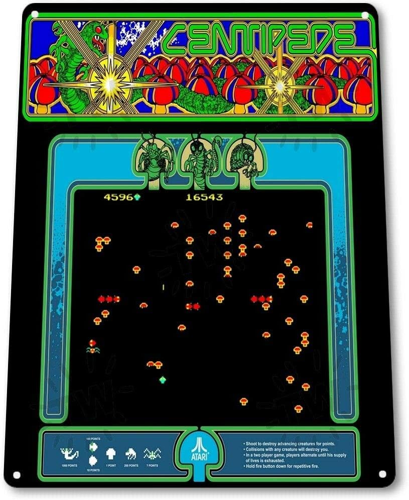 Amazon.com : Wenyisign Centipede Classic Atari Arcade Marquee Game Room ...