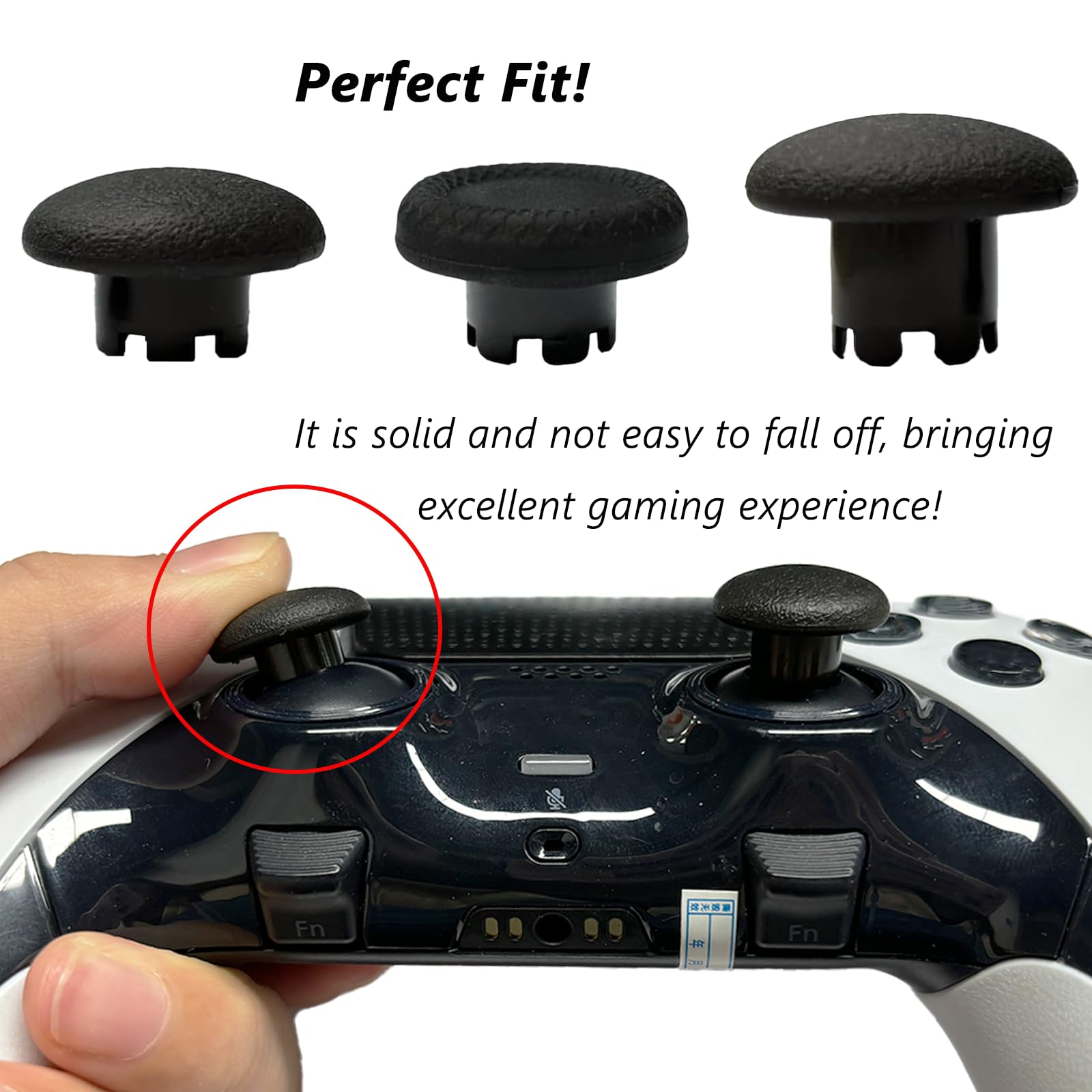 Snapklik.com : 6in1 Edge Controller Thumbsticks For PS5 Dualsense Edge ...