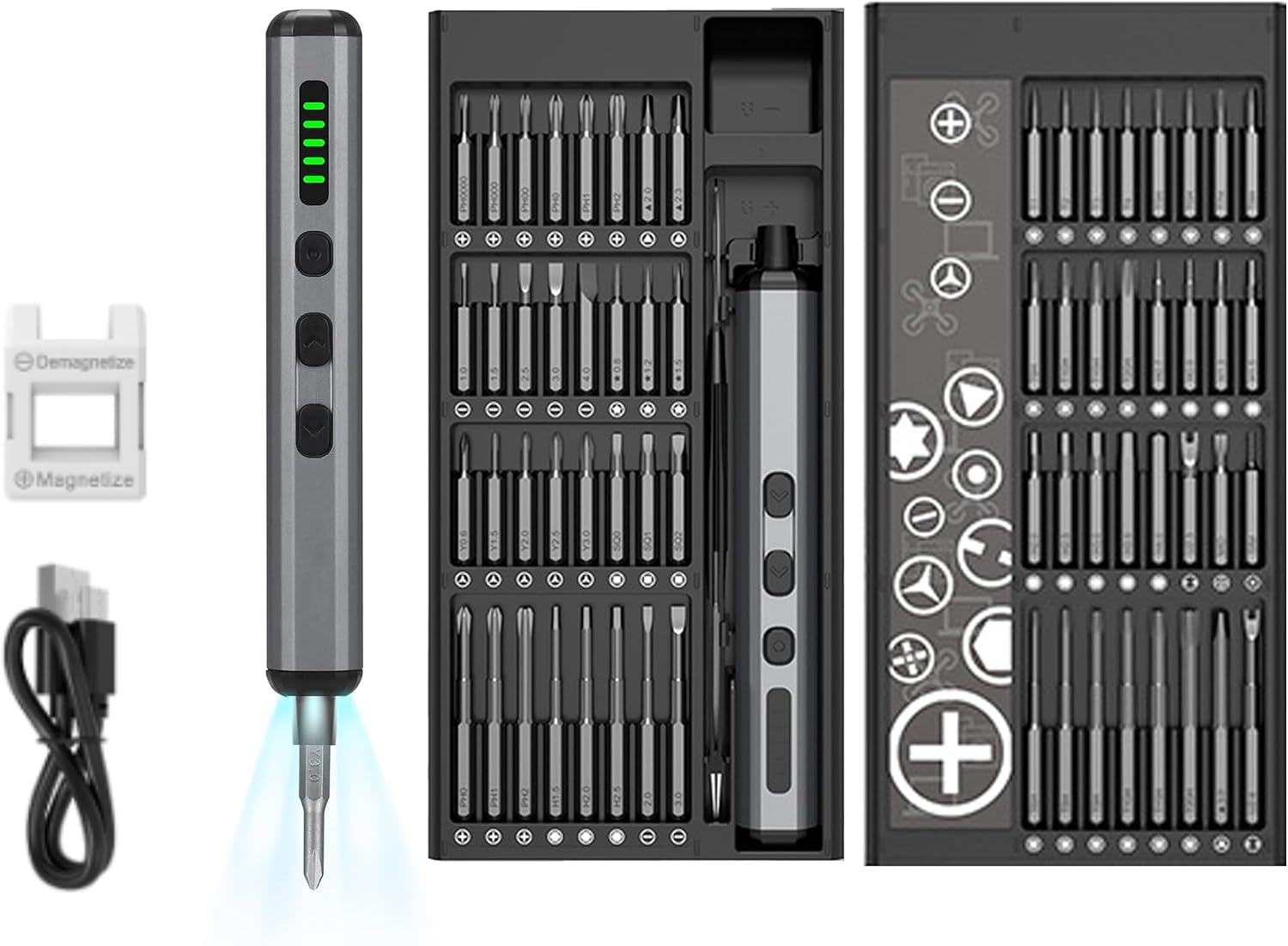 Mini Electric Screwdriver Set, Small Electric Precision Screwdriver ...