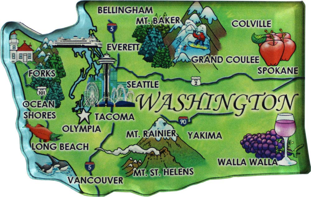 Washington tourist attractions map 60 photos - Guidebookbali.com