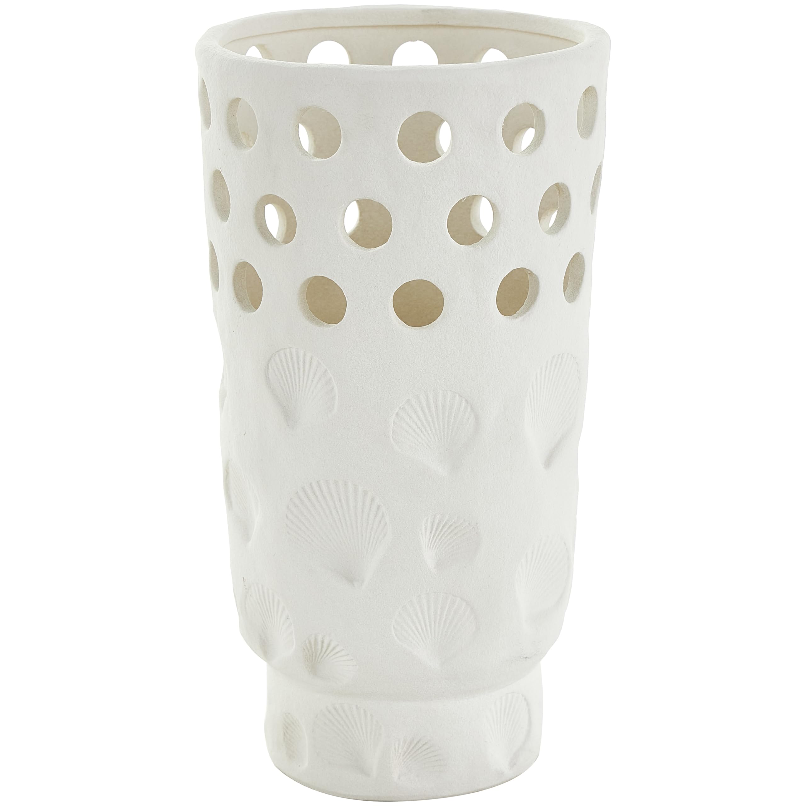 Amazon.com: Deco 79 Ceramic Shell Decorative Vase Centerpiece Vase with ...