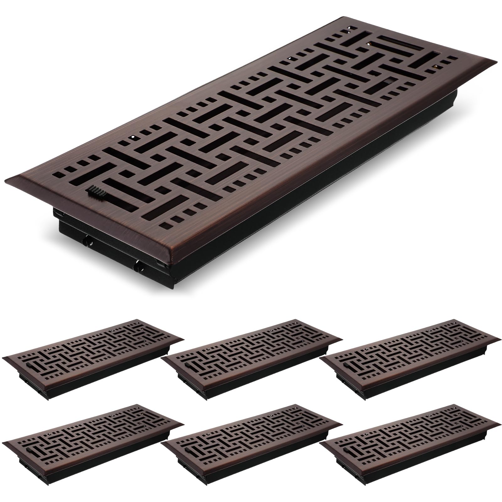 Floor Vent Covers Heavy Duty Floor Register Metal Heat Vent Covers with ...