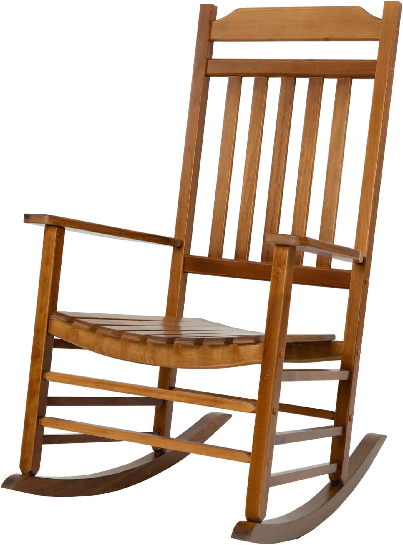 Amazon.com: Hupmad Wooden Rocking Chair Rocker Outdoor Oversized Porch ...