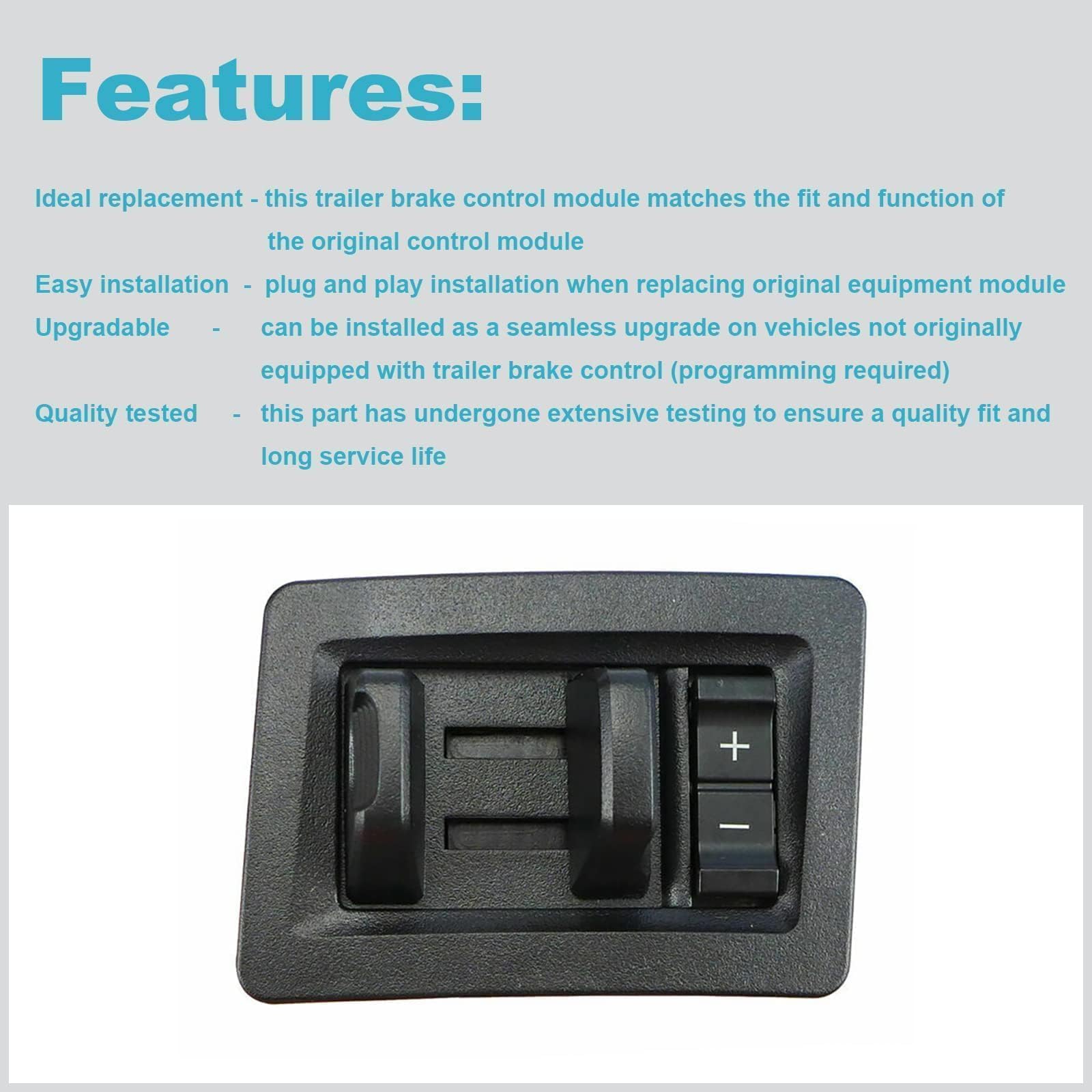 Snapklik.com : Ensun in-Dash Trailer Brake Controller Module Compatible