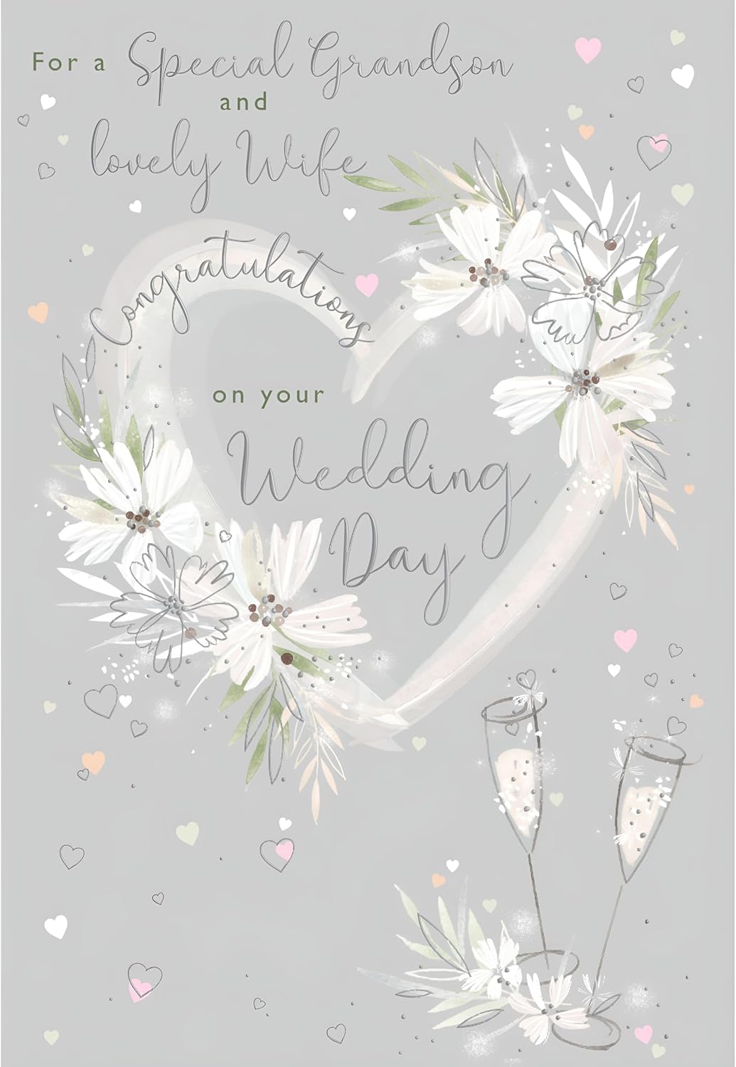 IC&G Special Grandson and Lovely Wife Wedding Congratulations Card ...