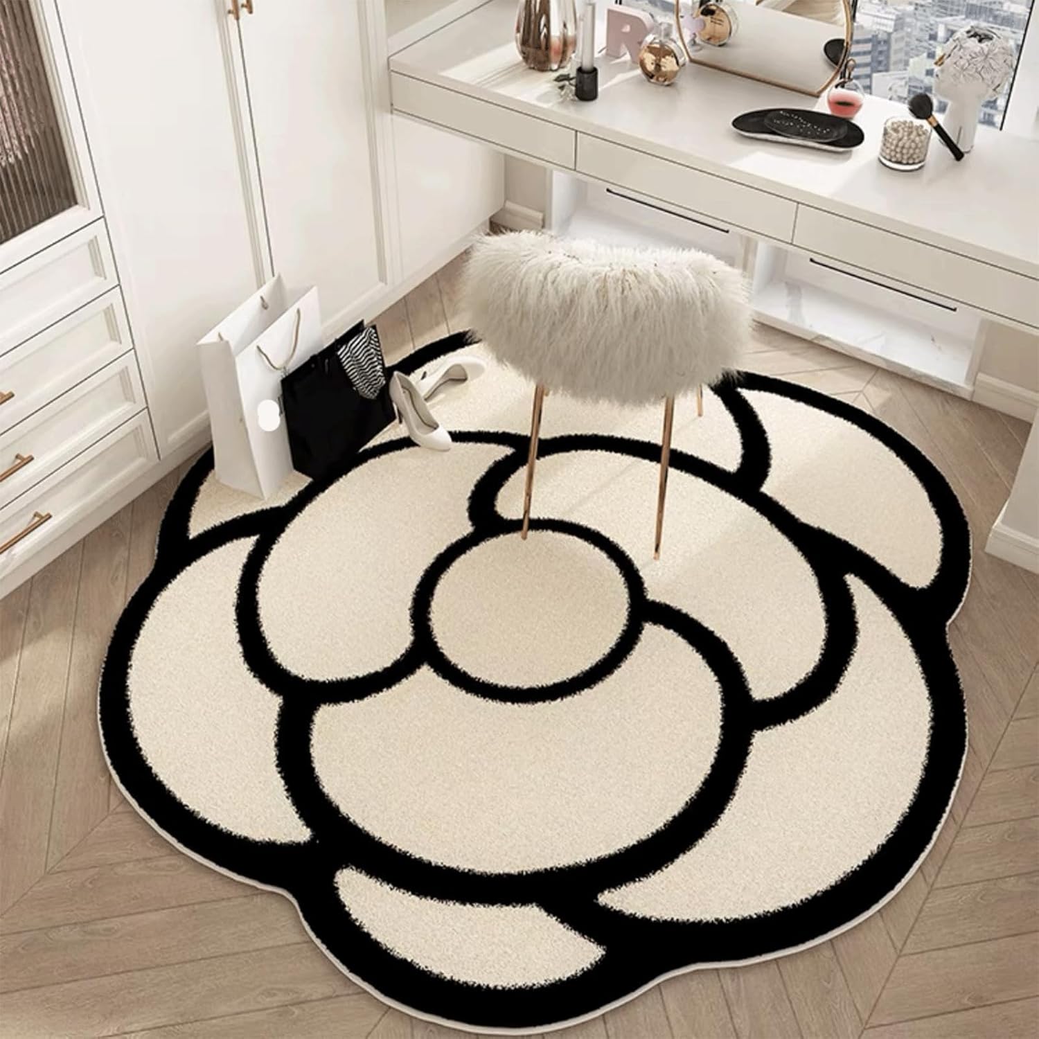 Amazon.com: Room Decor Y2K Cool Rugs Flower Aesthetic Carpet Area Rug ...