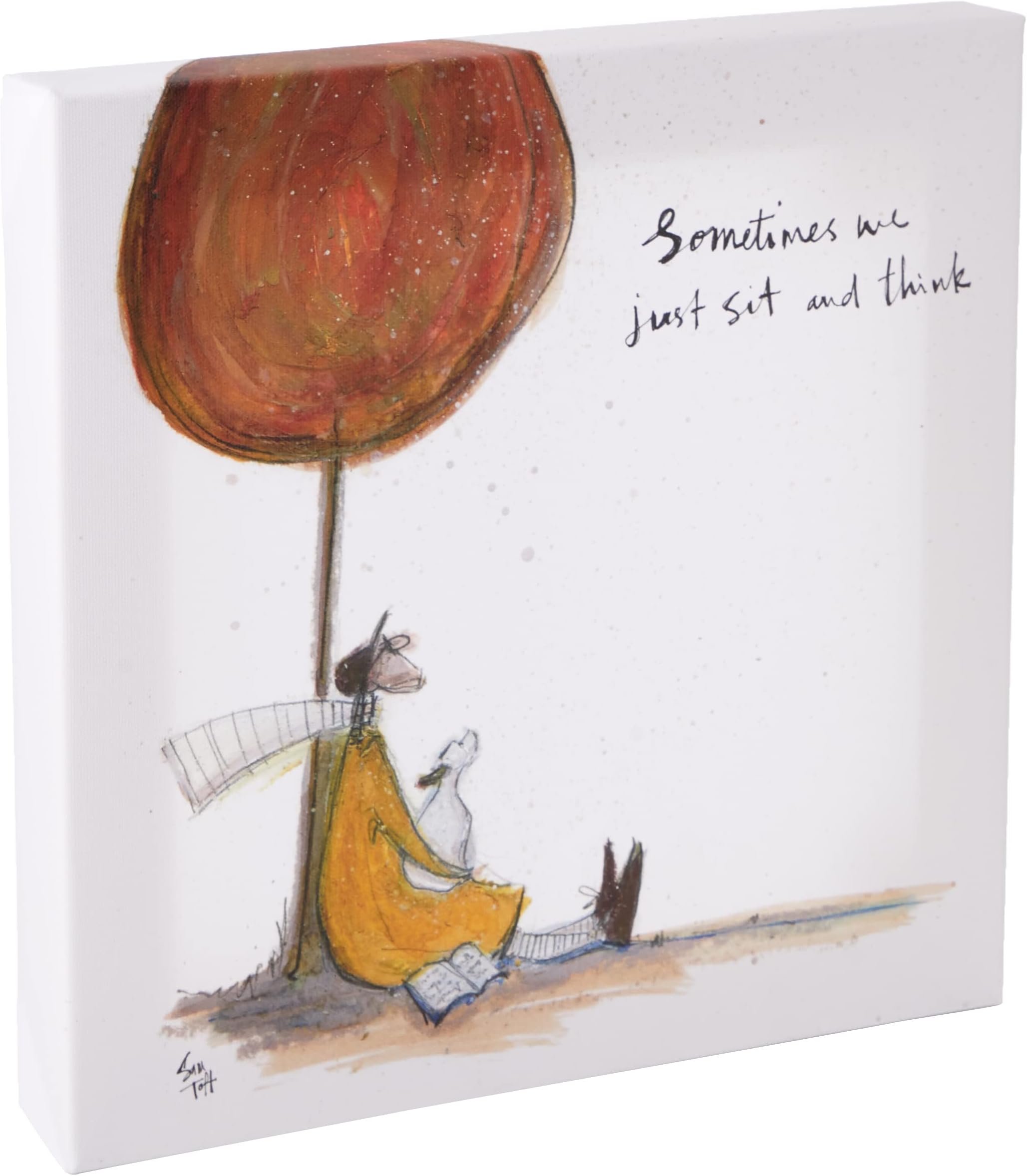 Sam Toft EMB10802 Wooden Wall Art, Multi-Colour, 20 x 20 cm : Amazon.co ...