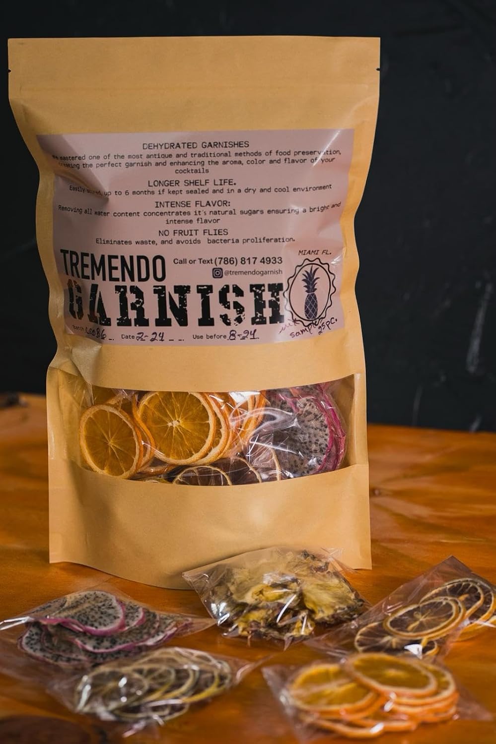 Amazon.com: Tremendo Garnish - Dehydrated Cocktail Garnishes 125 Total ...