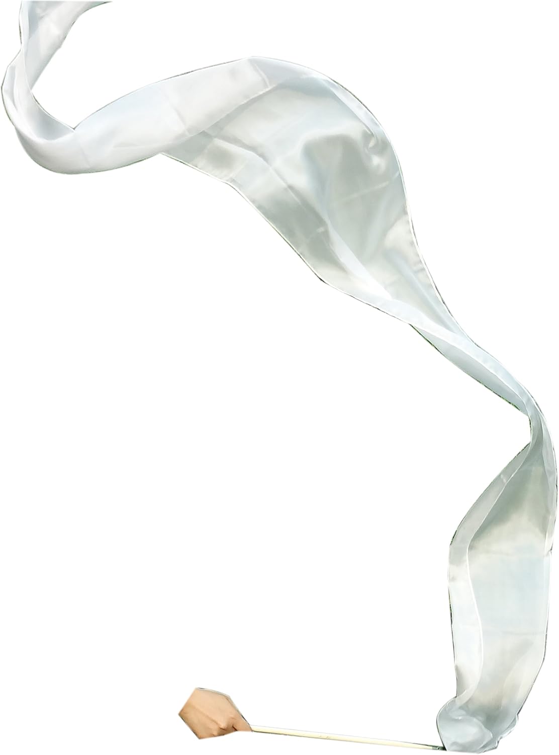 Winged Sirenny 250 cm (98") Silk Ribbon Dancer Wand Streamer with Rods ...