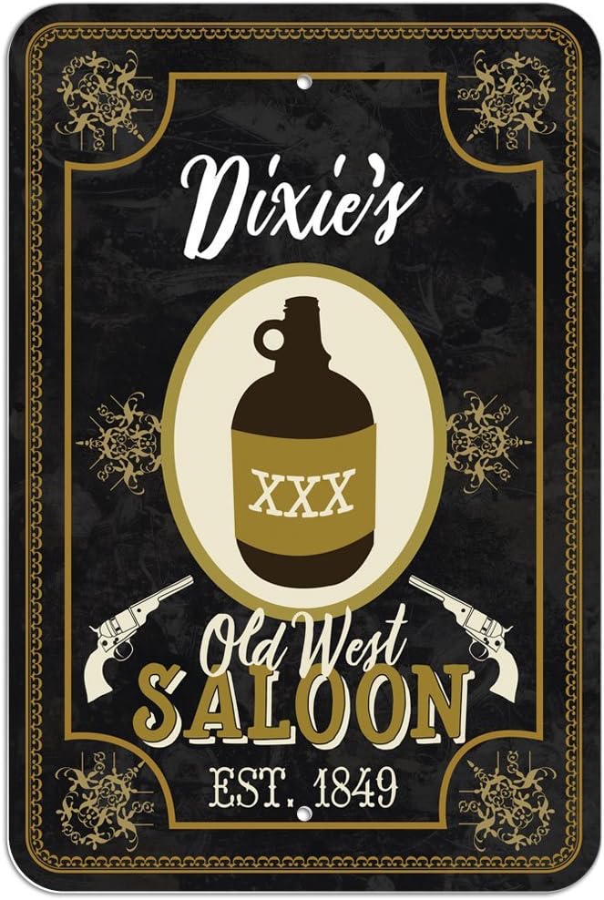 Amazon.com: GRAPHICS & MORE Welcome to Dixie's Old West Saloon - Bar ...