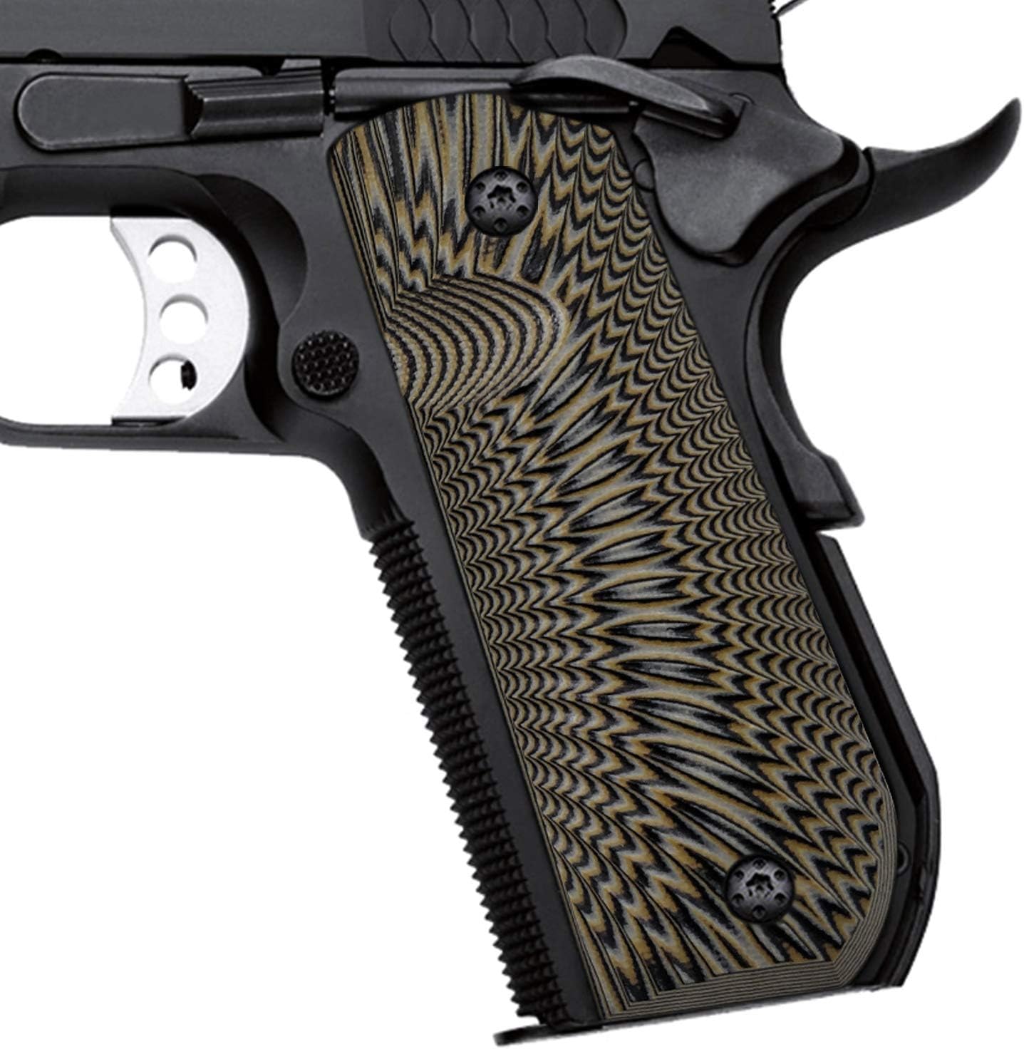1911 Full Size G10 Grips with Bobtail Round Butt Cut Bahrain | Ubuy