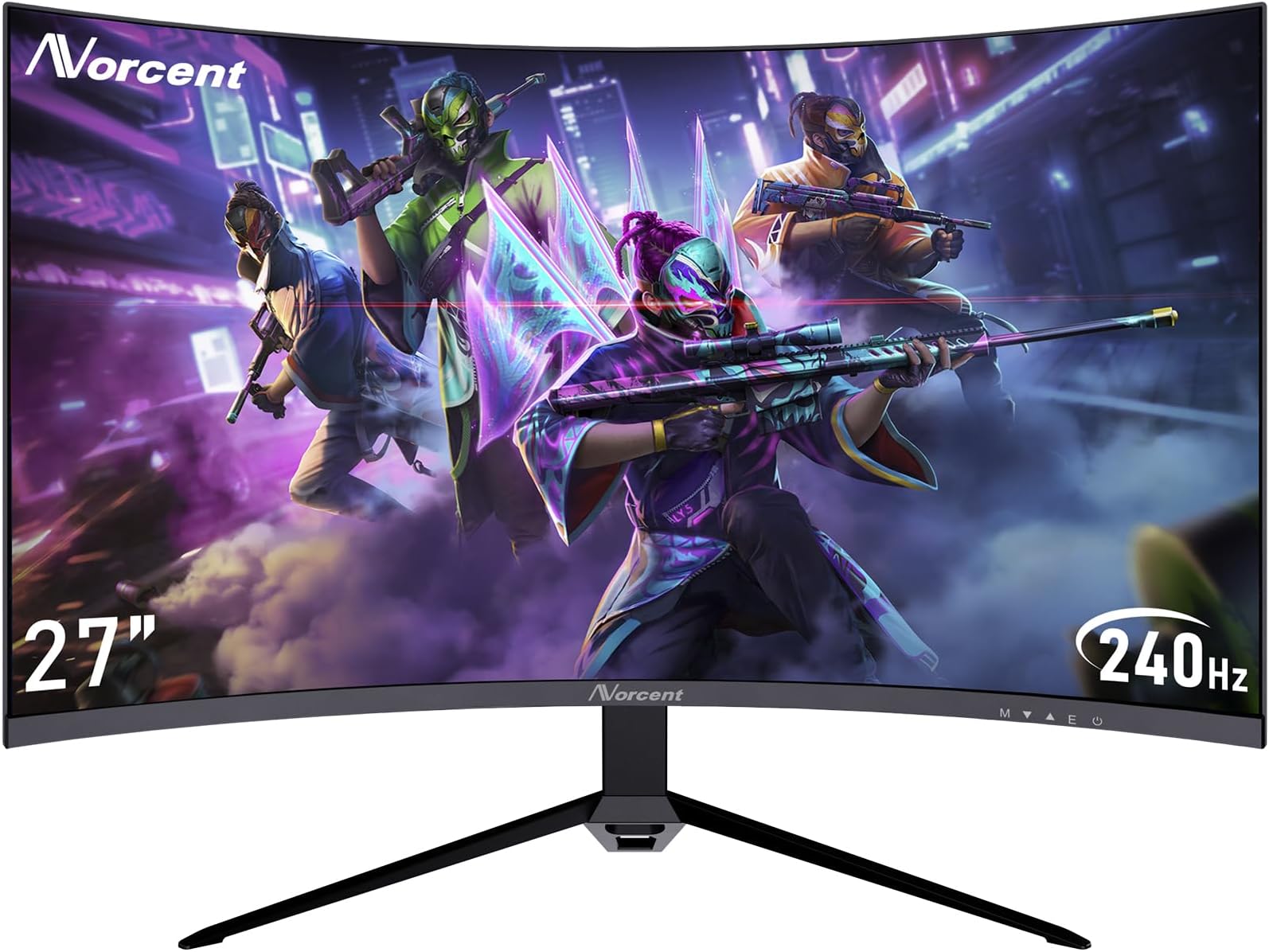 Amazon.com: GTEK 240Hz Gaming Monitor, 27 Inch Frameless Display Full ...