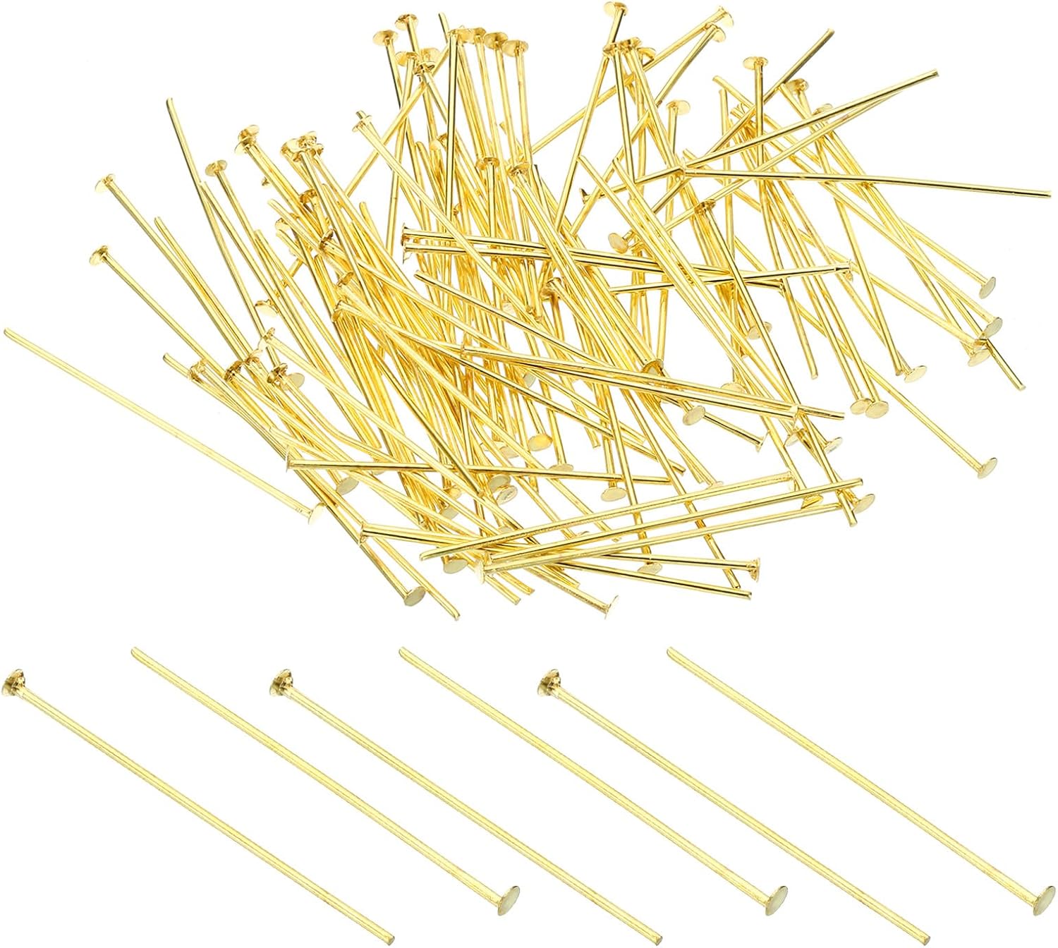 PATIKIL 1.57x0.11 Copper Chandelier Connector Pins, 200Pcs Chandelier ...