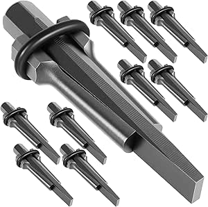 10 Pcs Stone Splitter, Heavy Duty Steel Rock Splitters 5/8 Inch Stone ...