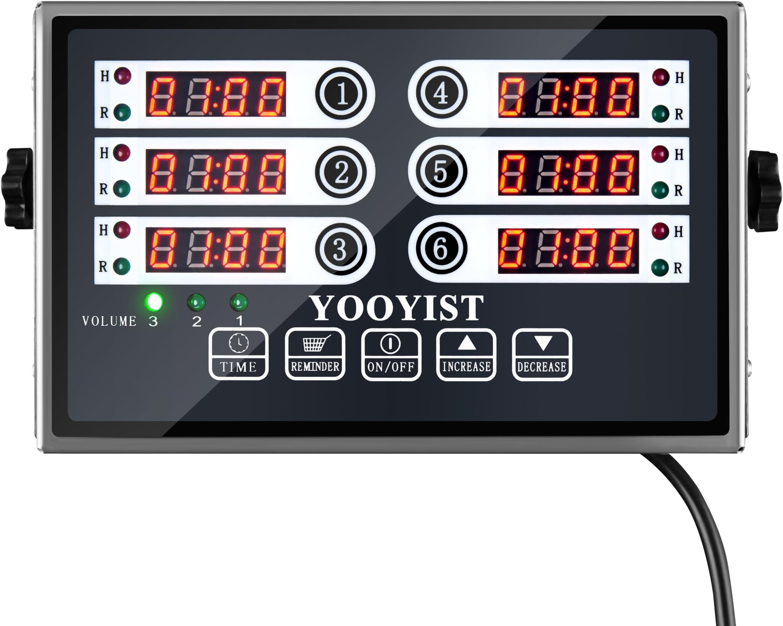 Amazon.com: Generic Commercial 6 Channel Kitchen Timer Cooking ...