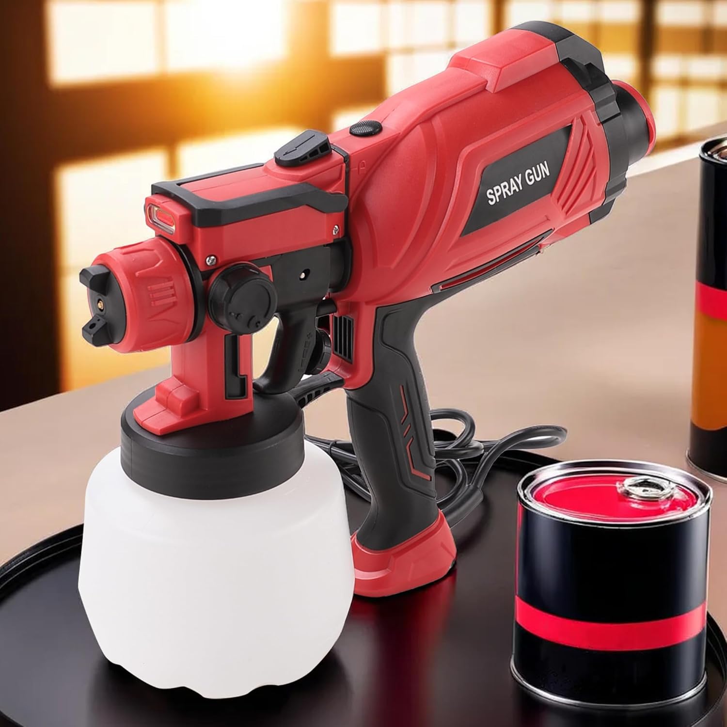 Cheston Paint Spray Machine 550W | Spray Gun for Painting- 800ML ...