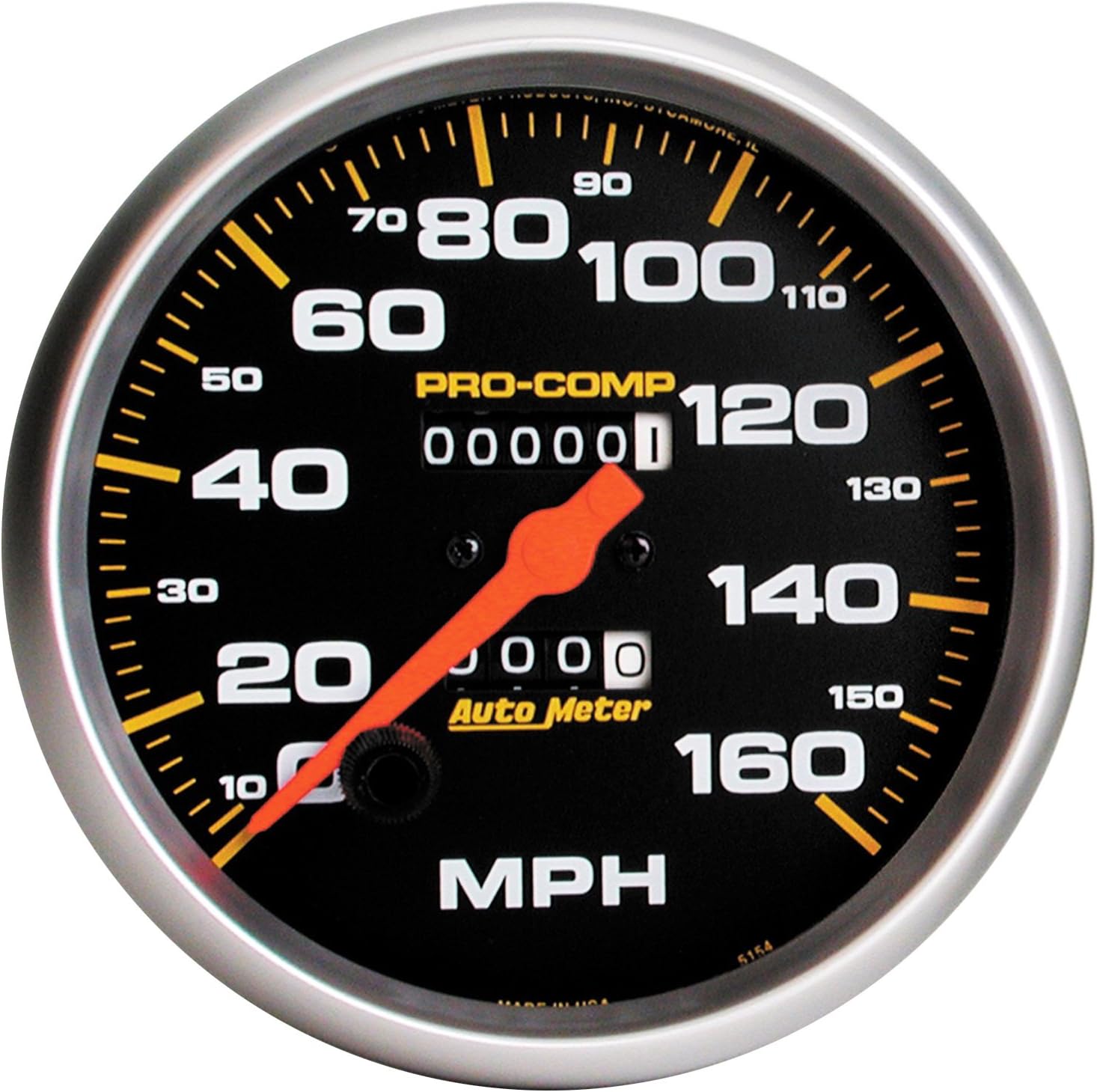 Amazon.com: AUTO METER 5154 Pro-Comp Mechanical in-Dash Speedometer 5. ...