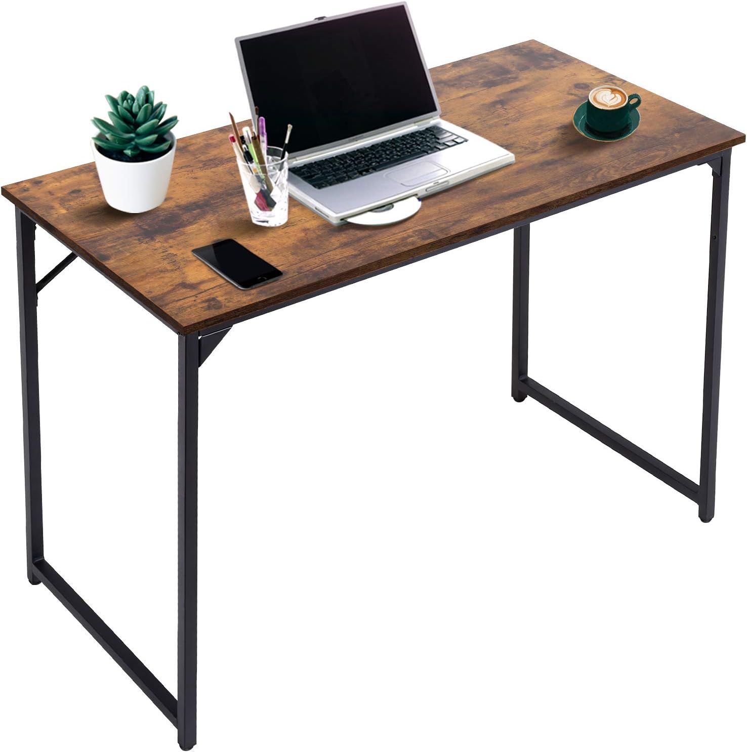 Amazon.com: HCB Computer Desk 39inch Home Office Desk Writing Study ...