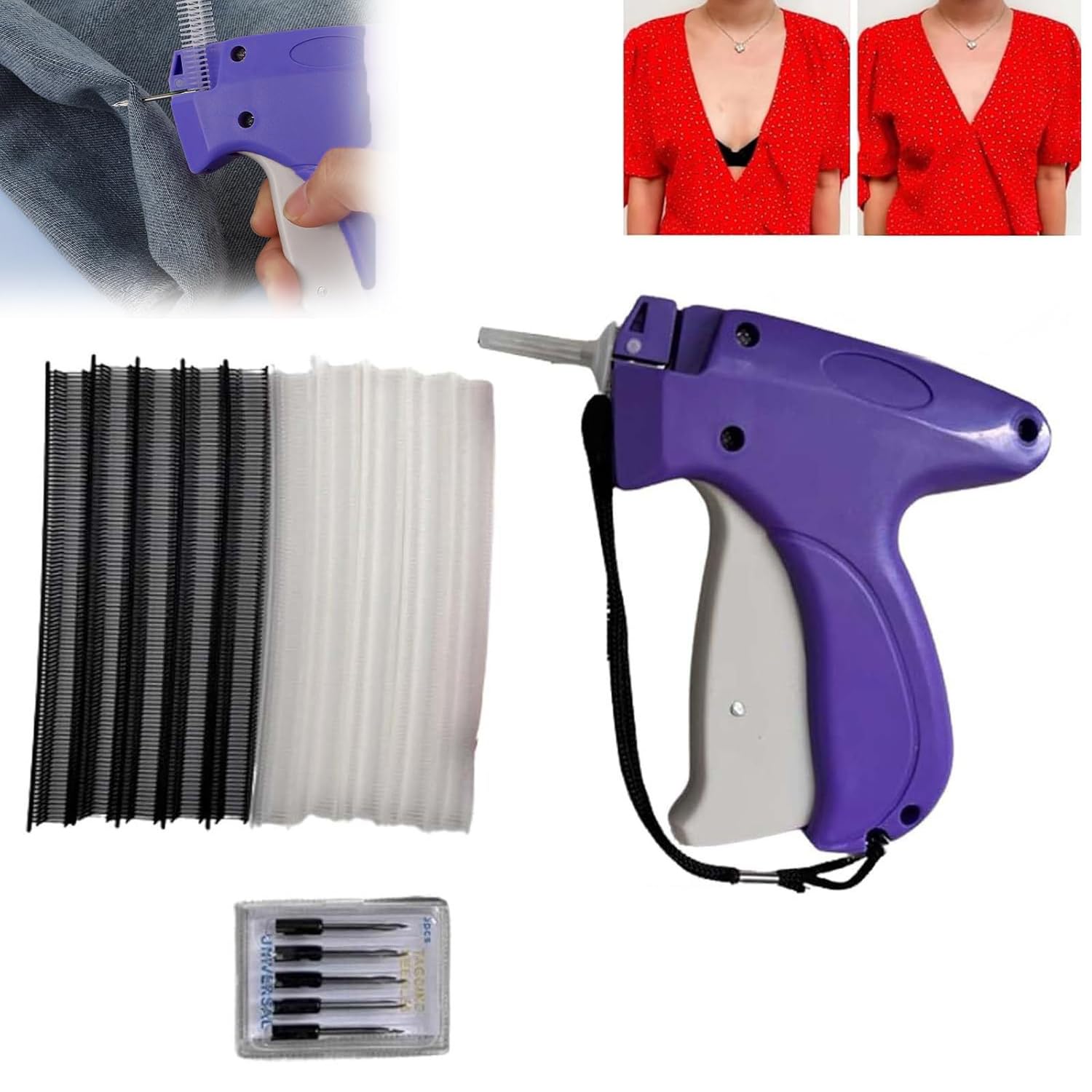 NUDFSY Price Tag Machine, Mini Printer, Portable Printer Quick Clothing ...