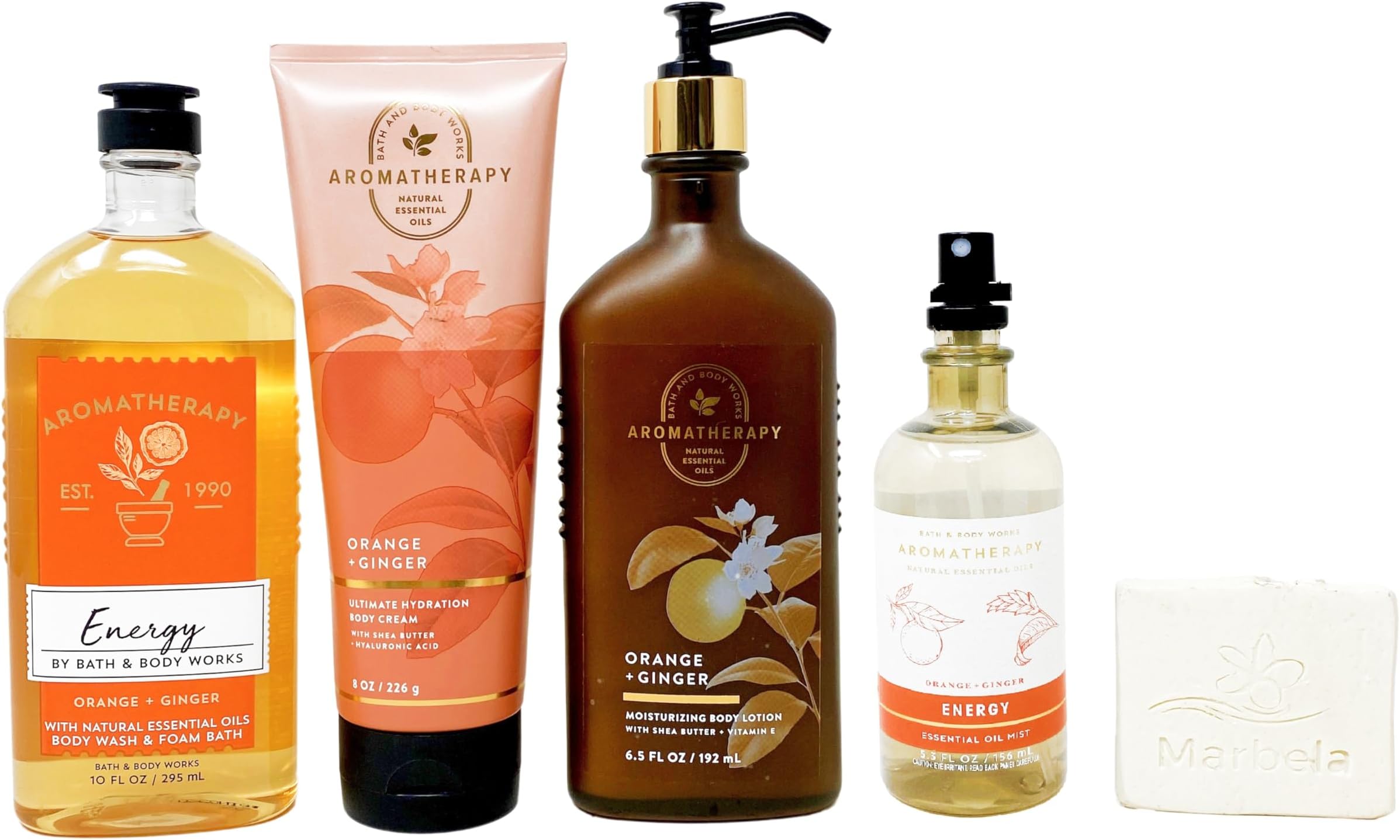 Amazon.com : Bath & Body Works Aromatherapy Energy Orange & Ginger ...